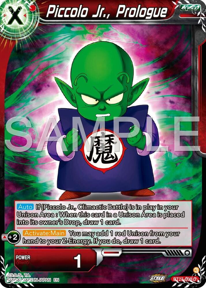 Piccolo Jr., Prologue - History of Z - Dragon Ball Super: Masters ...