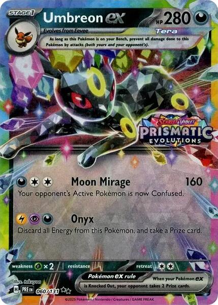 Umbreon ex - 060/131 (Prismatic Evolutions Stamp) - Miscellaneous Cards ...