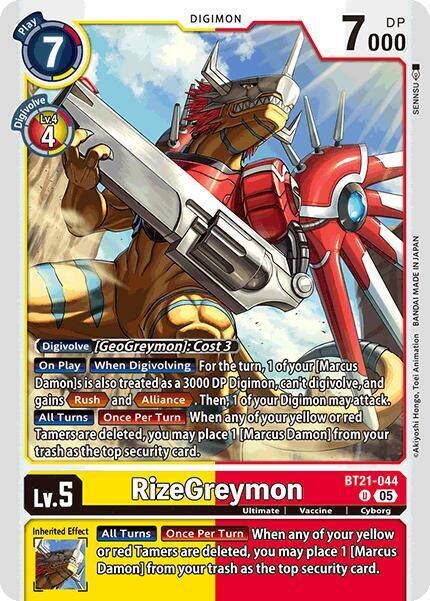 RizeGreymon - World Convergence - Digimon Card Game - TCGplayer.com