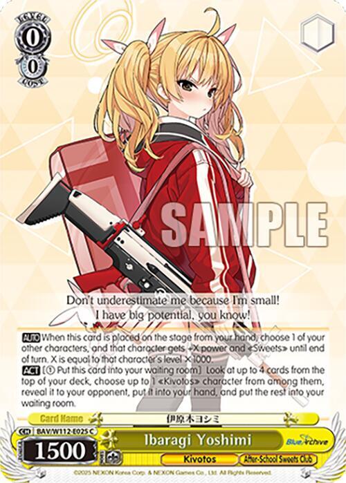 Ibaragi Yoshimi - Blue Archive - Weiss Schwarz