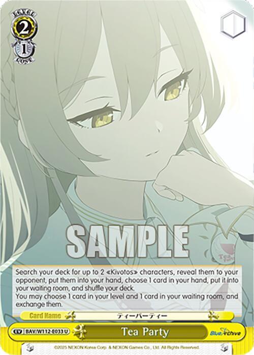 Tea Party - Blue Archive - Weiss Schwarz - TCGplayer.com