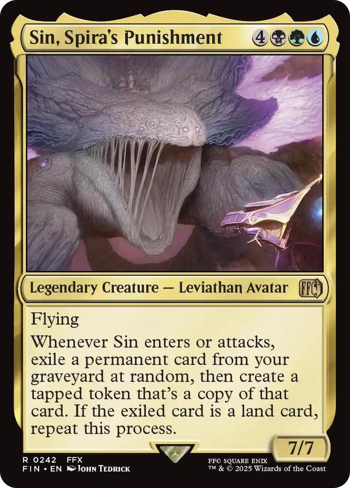 Sin, Spira's Punishment - FINAL FANTASY - Magic: The Gathering ...