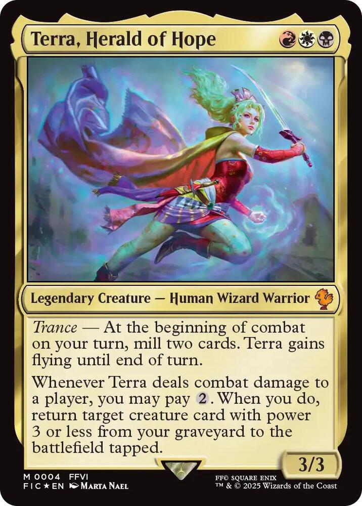 Terra, Herald of Hope - Commander: FINAL FANTASY - Magic: The Gathering - TCGplayer.com