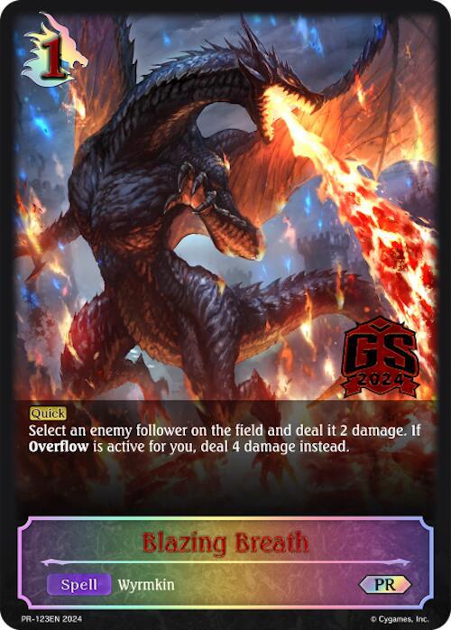 Blazing Breath - PR-123 - Shadowverse: Evolve Promo Cards - Shadowverse: Evolve - TCGplayer.com