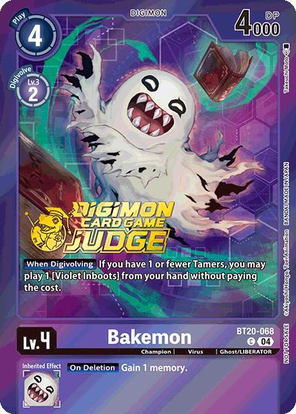 Bakemon (Judge Pack 2025 Wave 1) - Release Special Booster 2.5 ...
