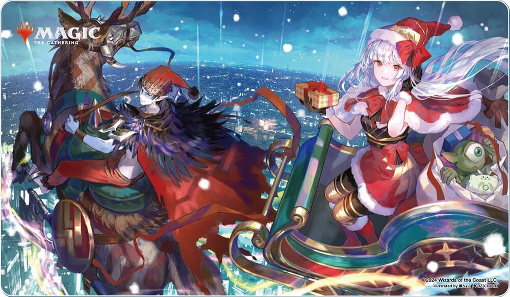 Wandering Emperor's Christmas Campaign Playmat for Magic: The Gathering ...