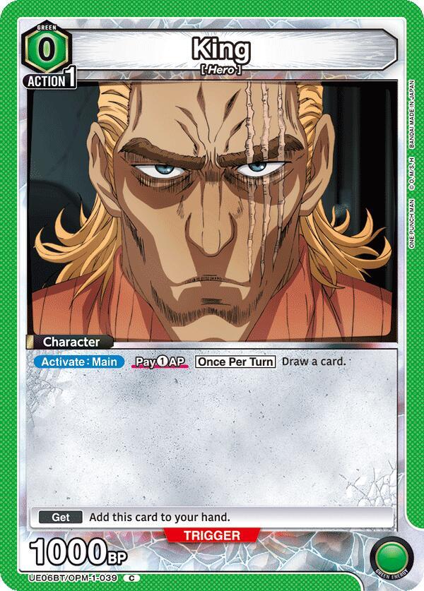 King (039) - UE06BT: One Punch Man - Union Arena - TCGplayer.com