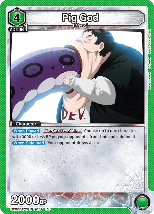 Pig God - UE06BT: One Punch Man - Union Arena - TCGplayer.com
