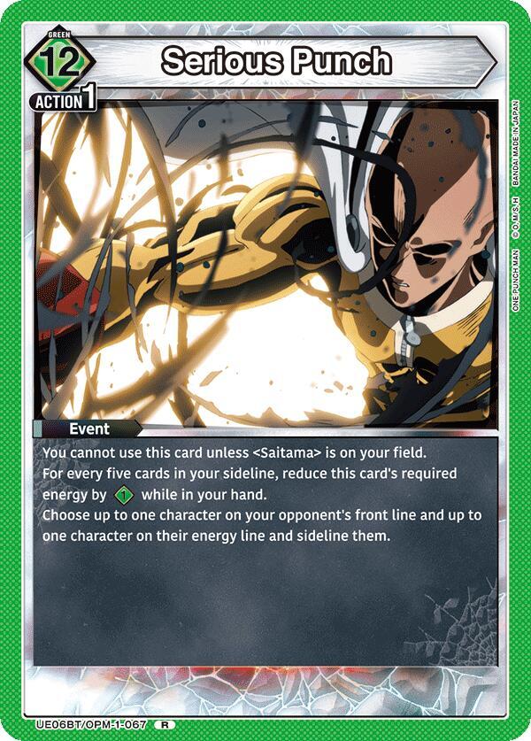 Serious Punch - UE06BT: One Punch Man - Union Arena - TCGplayer.com