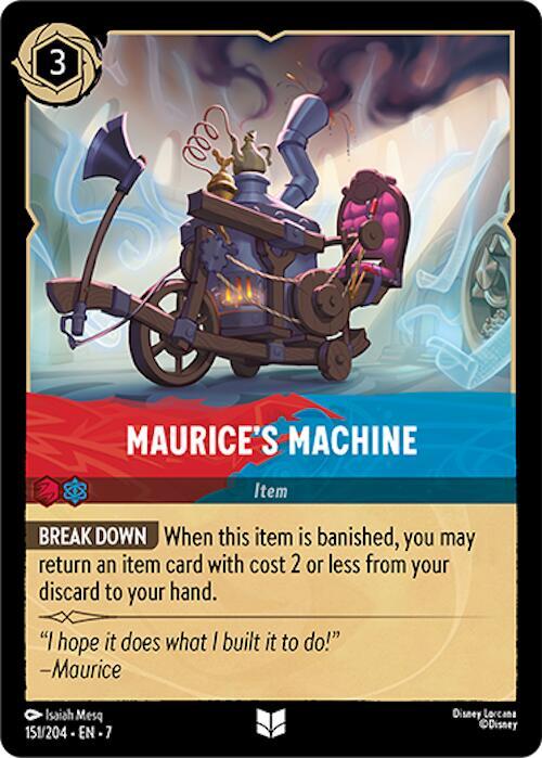 Maurice's Machine - Archazia's Island - Disney Lorcana - TCGplayer.com
