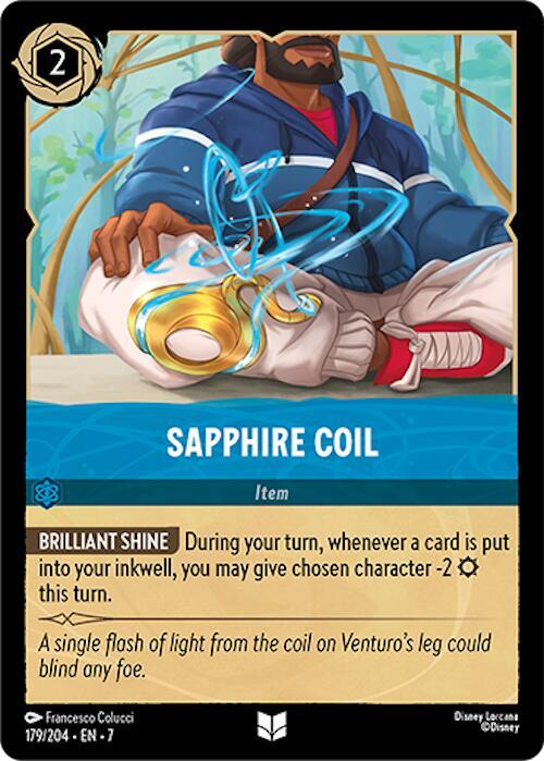 Sapphire Coil - Archazia's Island - Disney Lorcana - TCGplayer.com