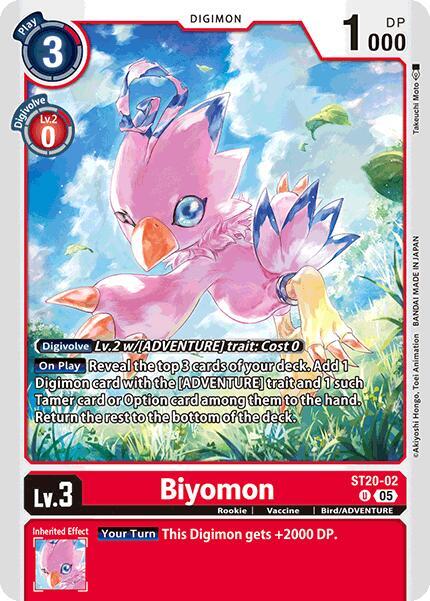 Biyomon - Starter Deck 20: Protector of Light - Digimon Card Game ...