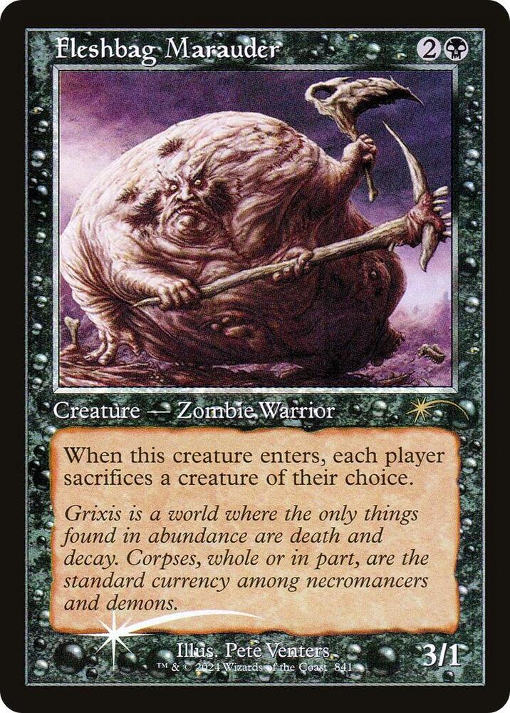 Fleshbag Marauder (841) (Retro Frame) - Secret Lair Drop Series - Magic: The Gathering ...