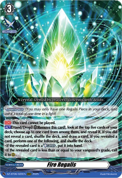Fire Regalis - DZ-BT06: Generation Dragenesis - Cardfight Vanguard ...