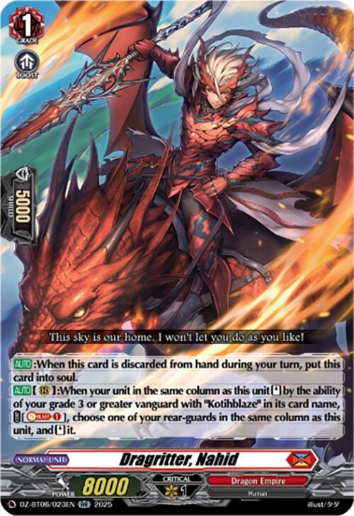 Dragritter, Nahid - DZ-BT06: Generation Dragenesis - Cardfight Vanguard - TCGplayer.com