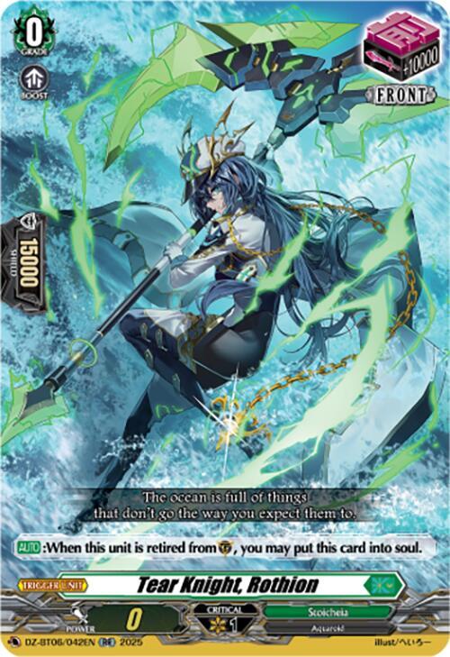 Tear Knight, Rothion - DZ-BT06: Generation Dragenesis - Cardfight Vanguard - TCGplayer.com