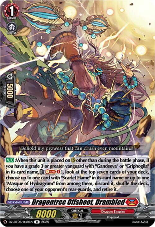 Dragontree Offshoot, Drambled - DZ-BT06: Generation Dragenesis - Cardfight Vanguard - TCGplayer.com
