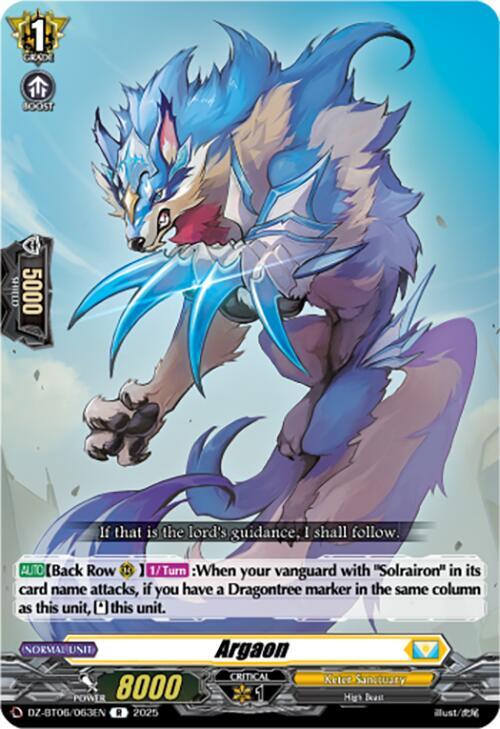 Argaon - DZ-BT06: Generation Dragenesis - Cardfight Vanguard - TCGplayer.com
