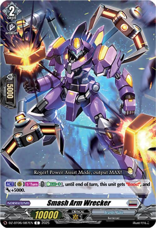 Smash Arm Wrecker - DZ-BT06: Generation Dragenesis - Cardfight Vanguard