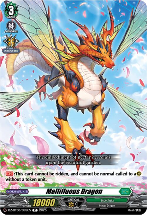 Mellifluous Dragon - DZ-BT06: Generation Dragenesis - Cardfight Vanguard