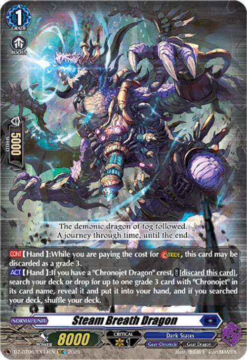 Steam Breath Dragon (EXC) - DZ-BT06: Generation Dragenesis - Cardfight Vanguard