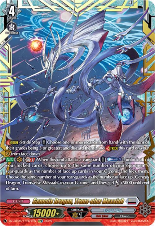 Genesis Dragon, Trans-else Messiah (FFR) - DZ-BT06: Generation Dragenesis - Cardfight Vanguard