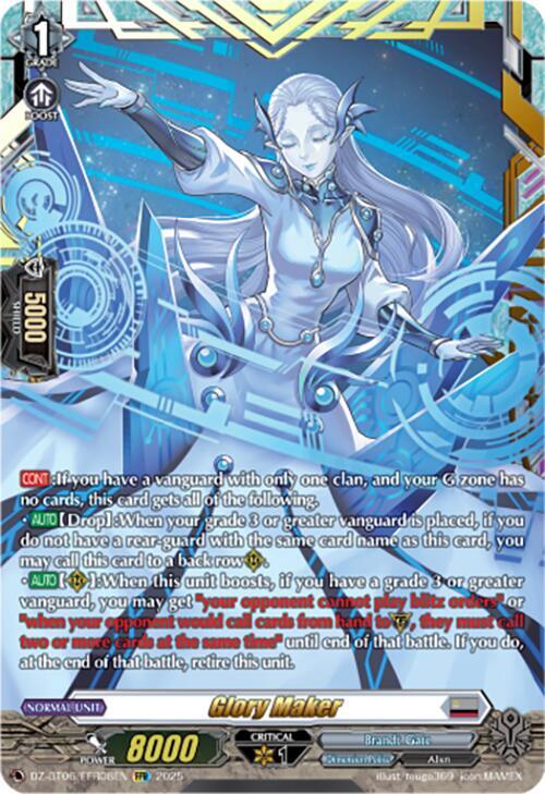 Glory Maker (FFR) - DZ-BT06: Generation Dragenesis - Cardfight Vanguard - TCGplayer.com
