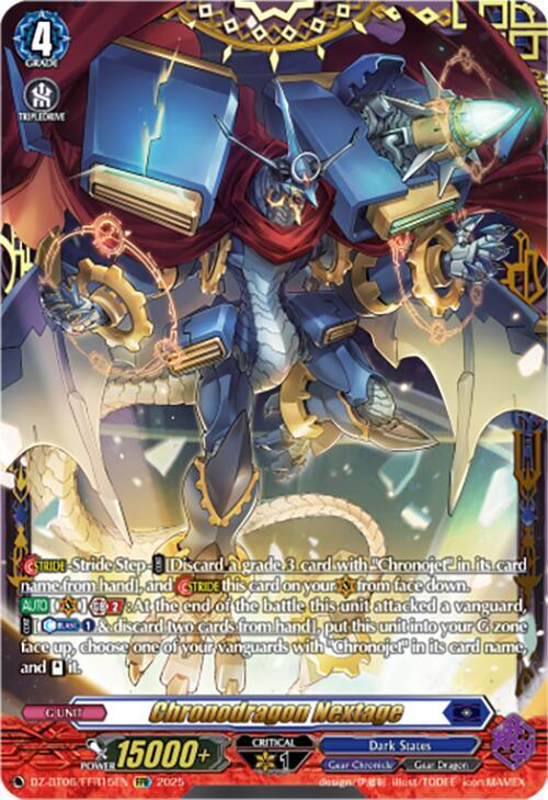 Chronodragon Nextage (FFR) - DZ-BT06: Generation Dragenesis - Cardfight Vanguard
