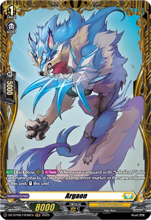 Argaon (FR) - DZ-BT06: Generation Dragenesis - Cardfight Vanguard ...