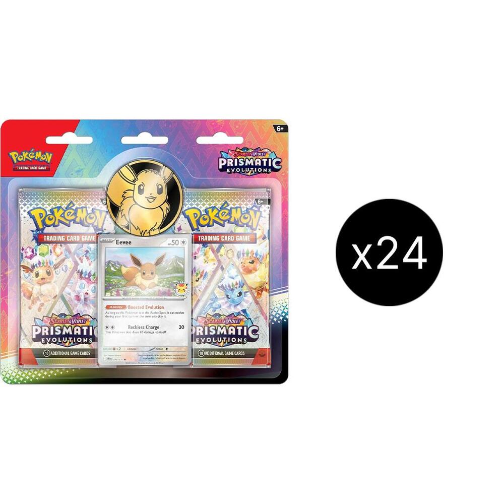 Prismatic Evolutions 2-Pack Blister Case - SV: Prismatic Evolutions ...