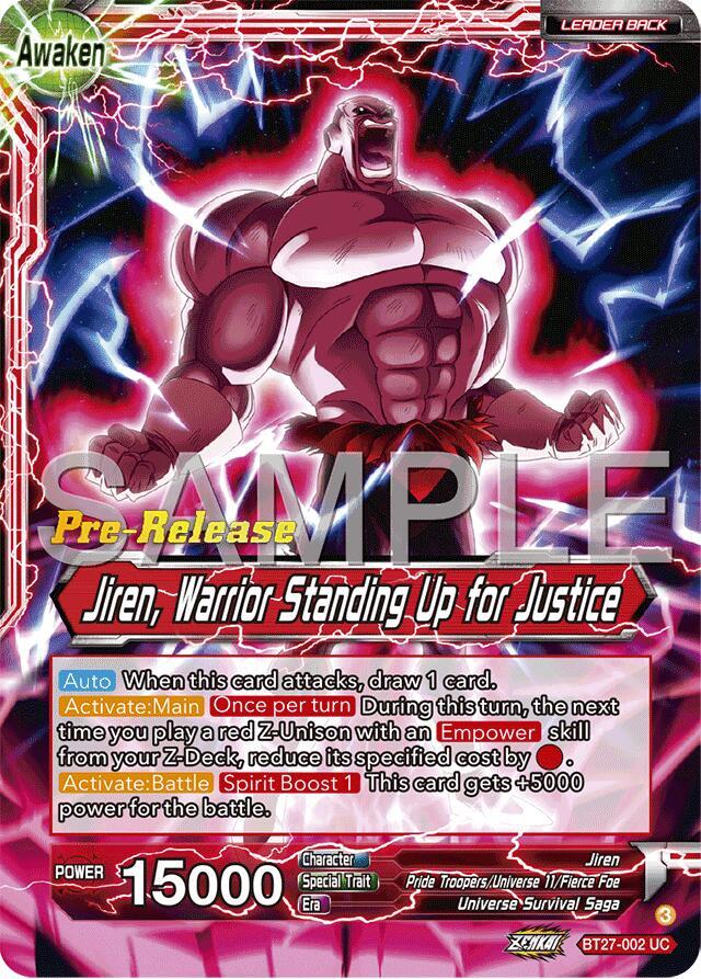 Jiren // Jiren, Warrior Standing Up for Justice - History of Z Pre ...
