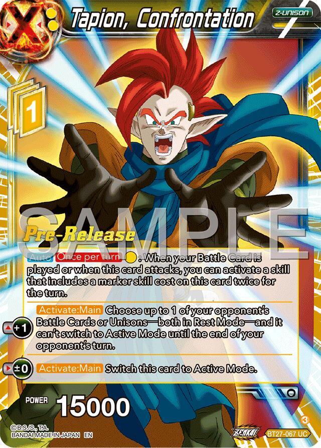 Tapion, Confrontation - History of Z Pre-Release Cards - Dragon Ball Super: Masters - TCGplayer.com