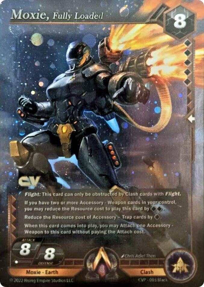 Moxie, Fully Loaded (Collectors Vault Promo) - Alpha Clash Promo Cards ...