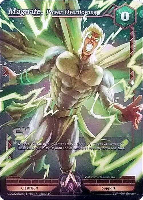 Magnate, Power Overflowing (Collectors Vault Promo) - Alpha Clash Promo ...