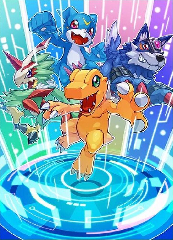 Digimon Card Game Official Sleeves - Digimon Signs of Digivolution Card ...