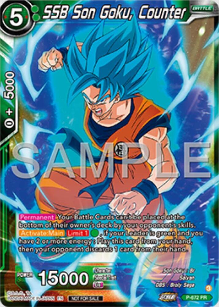 SSB Son Goku, Counter (Zenkai Series Tournament Pack Vol.11 ...