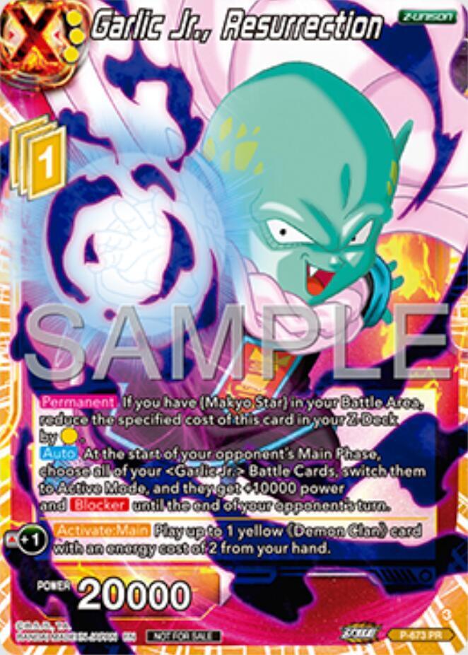 Garlic Jr., Resurrection (Zenkai Series Tournament Pack Vol.11 ...