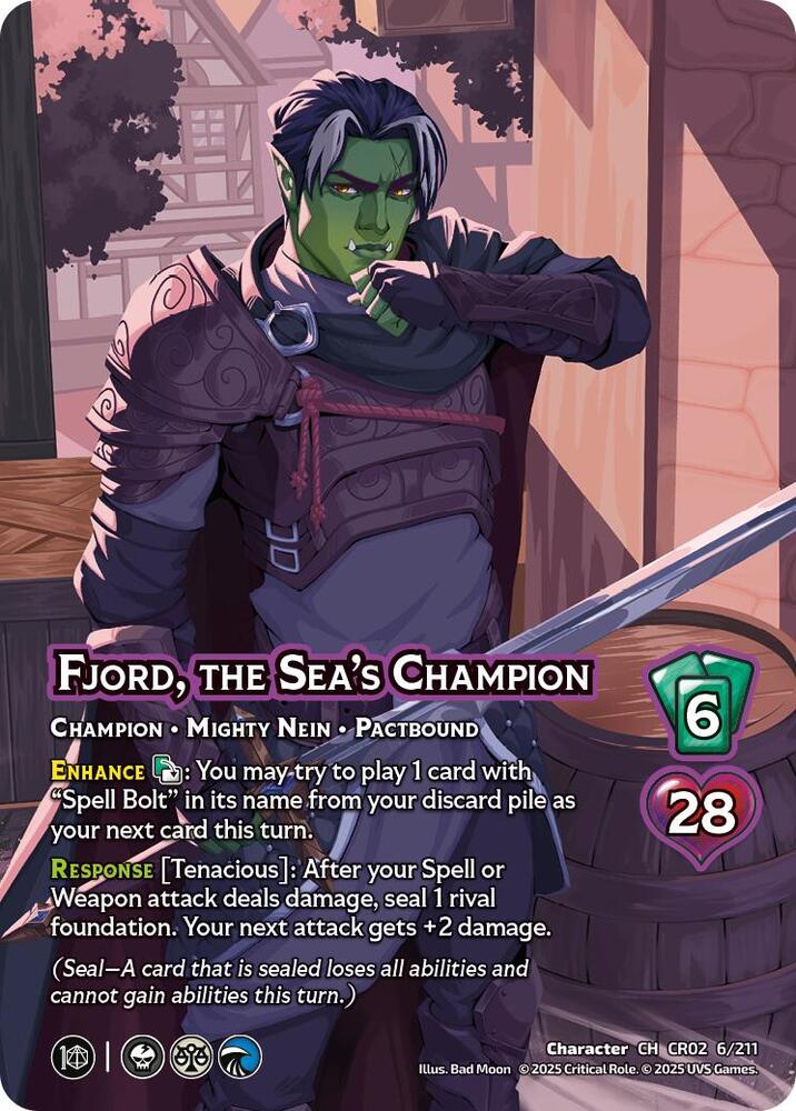 Fjord, the Sea's Champion - Critical Role: Heroes of Exandria ...