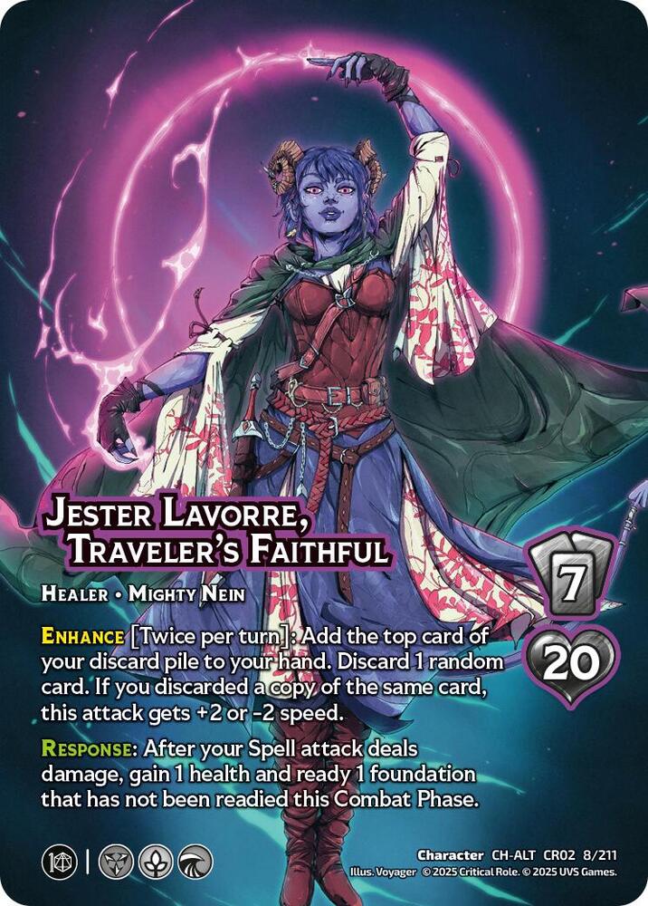 Jester Lavorre, Traveler's Faithful (Alternate Art) - Critical Role ...