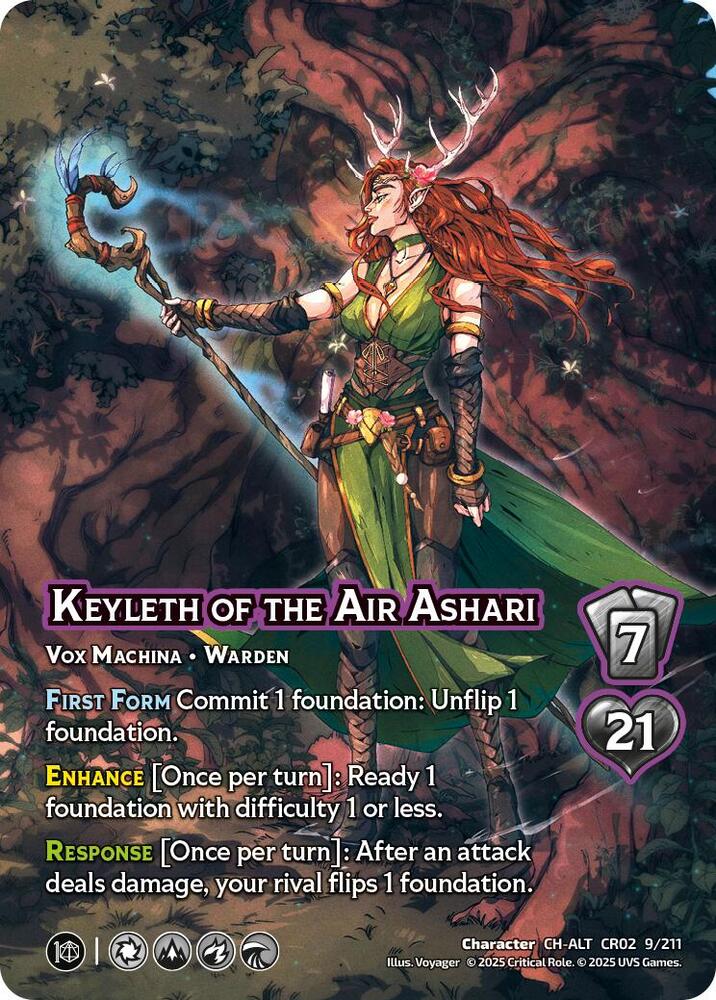 Keyleth of the Air Ashari (Alternate Art) - Critical Role: Heroes of ...