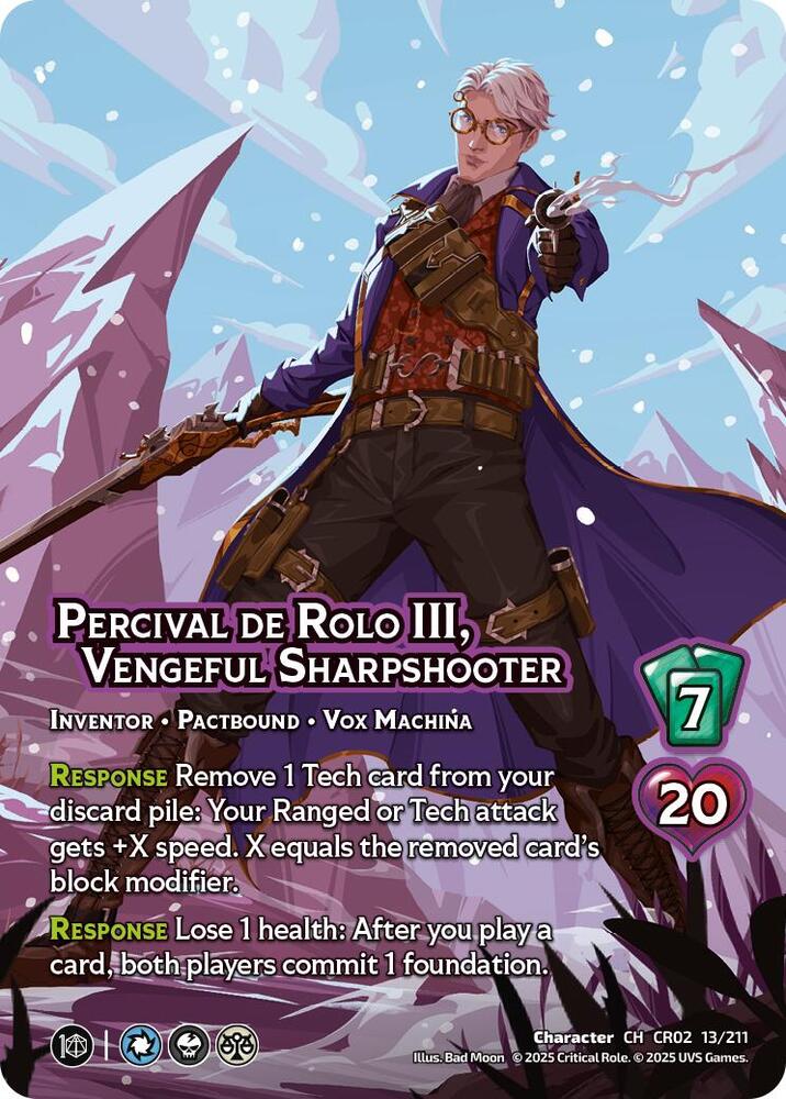 Percival de Rolo III, Vengeful Sharpshooter - Critical Role: Heroes of ...