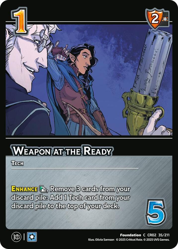 Weapon at the Ready - Critical Role: Heroes of Exandria - UniVersus ...