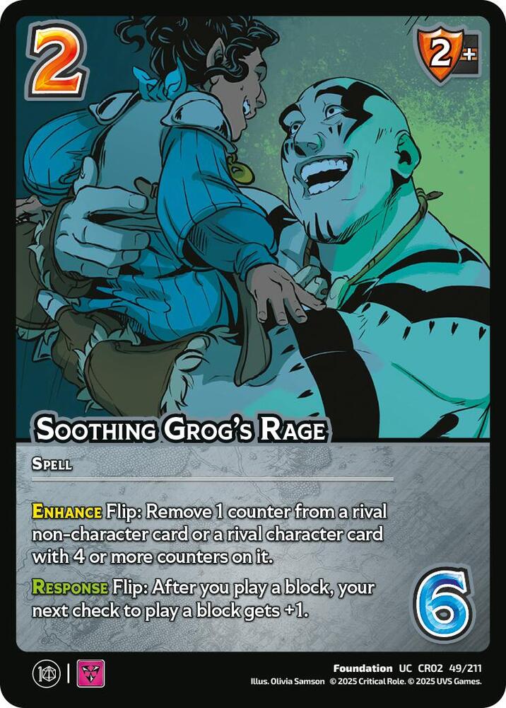 Soothing Grog's Rage - Critical Role: Heroes of Exandria - UniVersus ...