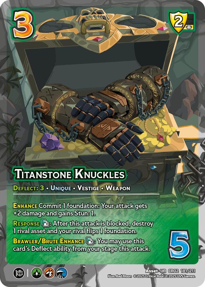 Titanstone Knuckles - Critical Role: Heroes of Exandria - UniVersus ...