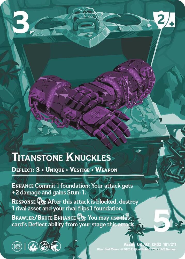 Titanstone Knuckles (Alternate Art) - Critical Role: Heroes of Exandria ...