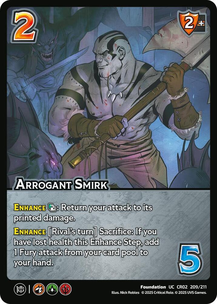 Arrogant Smirk - Critical Role: Heroes of Exandria - UniVersus ...