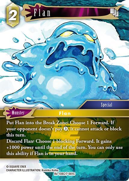 Flan (Re-108C/7-081C) - Legacy Collection - Final Fantasy TCG ...