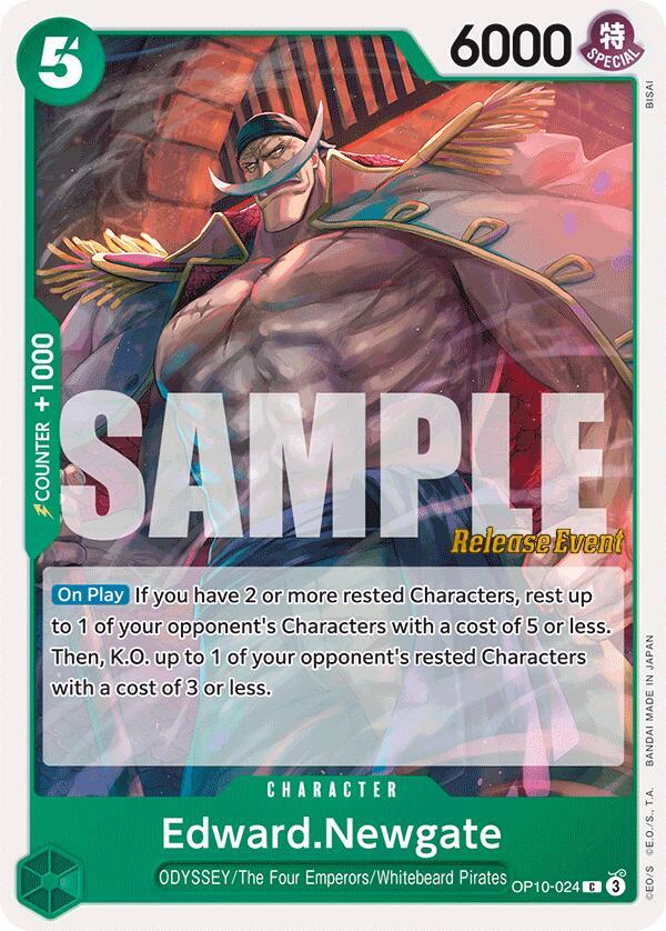Edward.Newgate - Royal Blood Release Event Cards - One Piece Card Game ...