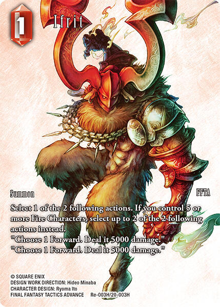 Ifrit (Full Art) - Legacy Collection - Final Fantasy TCG - TCGplayer.com