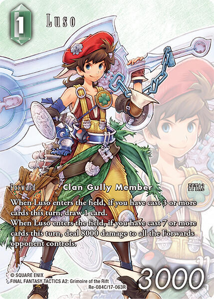 Luso (Full Art) - Legacy Collection - Final Fantasy TCG - TCGplayer.com